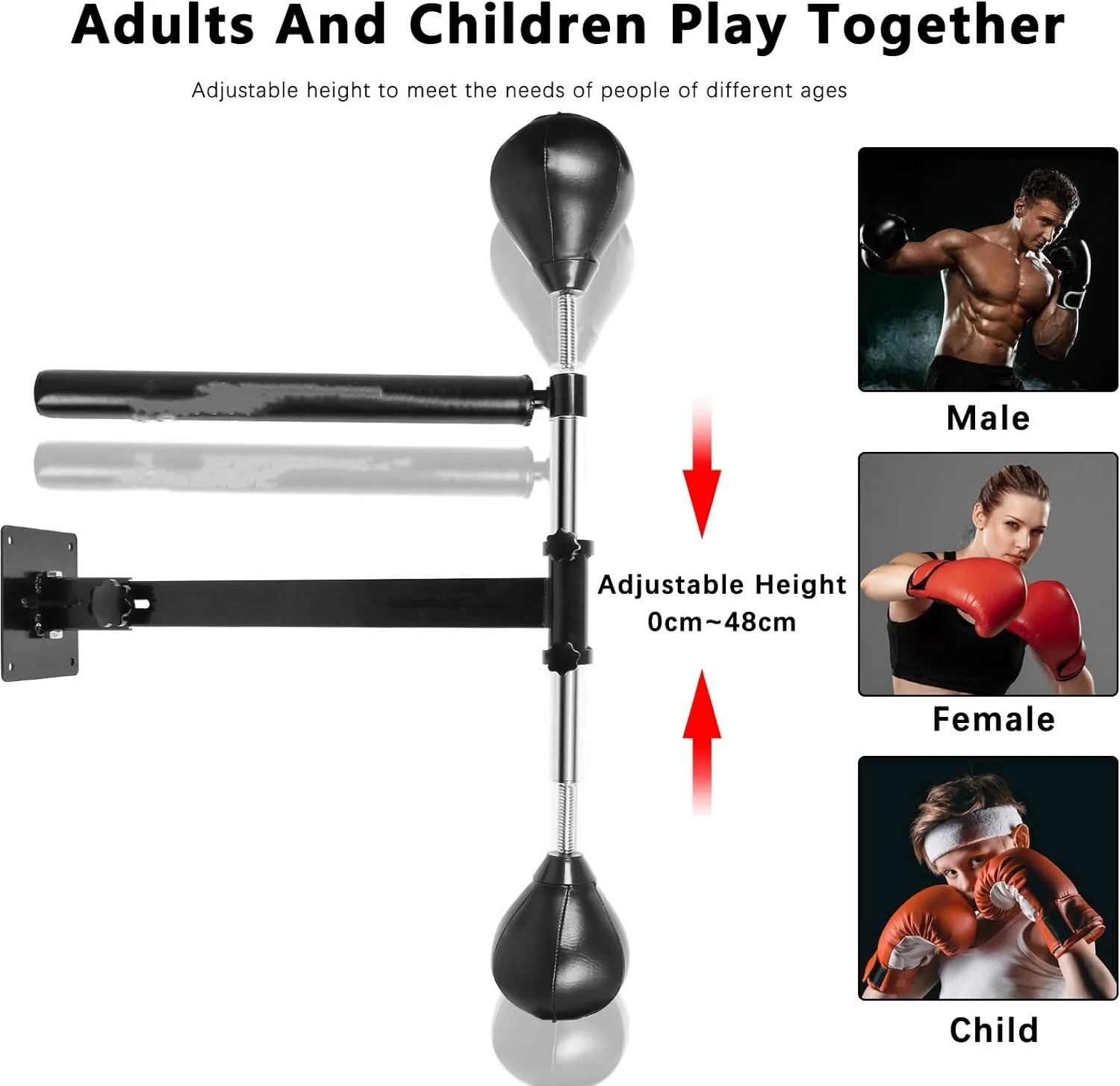 Alibaba.com: JIKE Speed Trainer Set with Wall Mount Punching Ball and ...