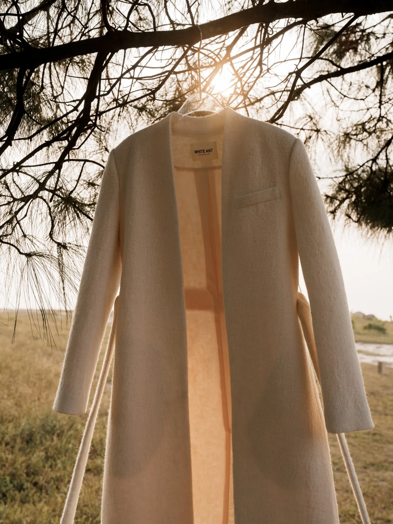 Tweed Wool Luxury NAAMAH HANDMADE COATS Design Women Long Coat With ...