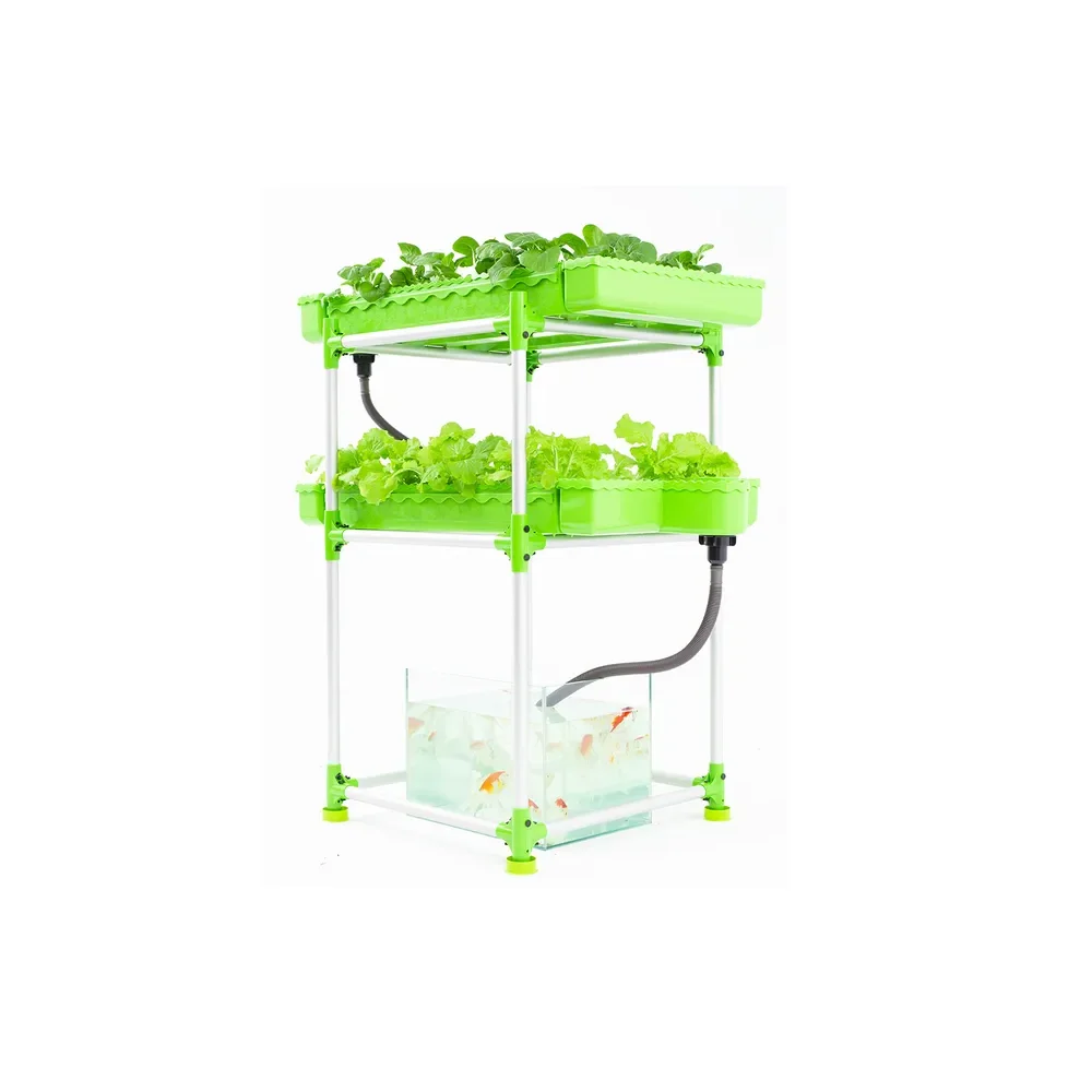 Aquaponic Fish Farming Growing System Kit Large Family Set - Outdoor ...