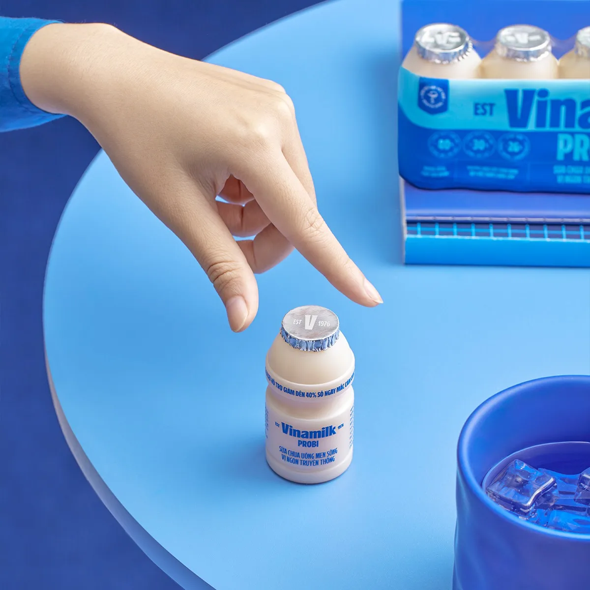 Vinamilk Probiotic Drink - Sweetened Flavor 65ml Bottle