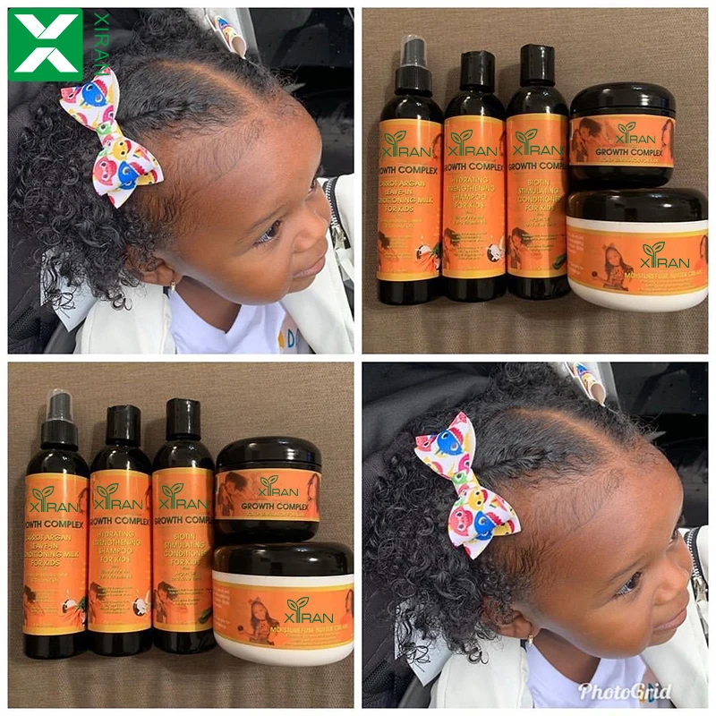 Kids Hair Care Kit Hair Oil Shampoo and Wash 2 in 1 Leave in ...