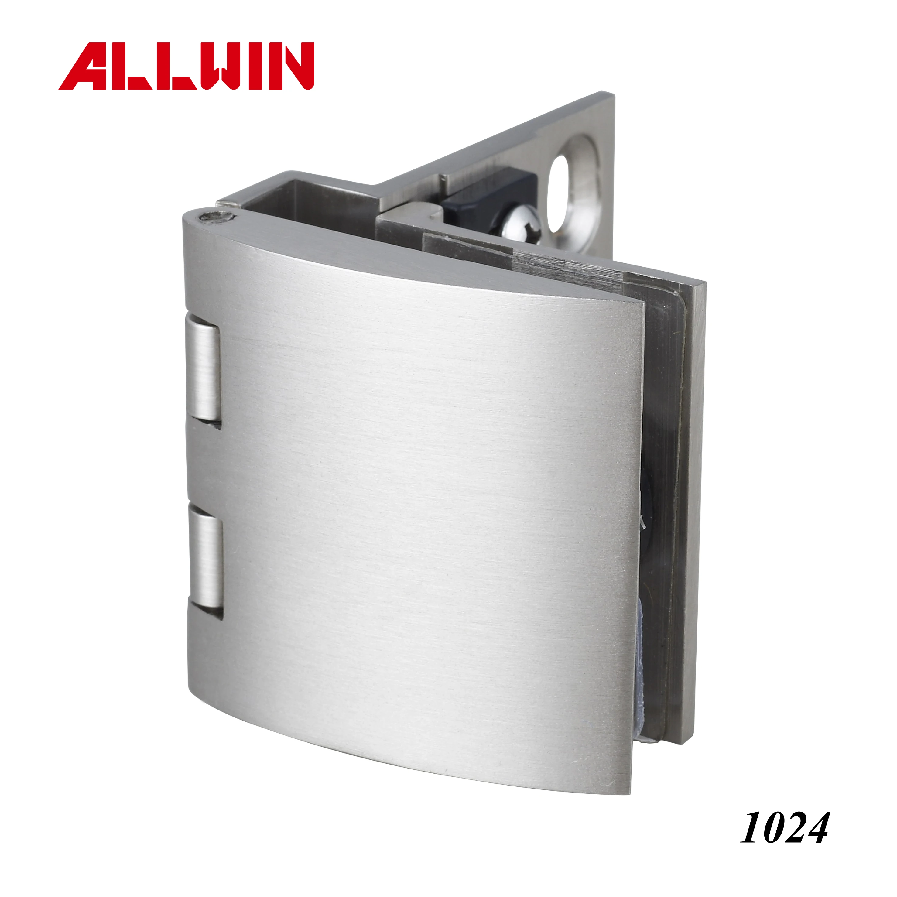 90 Degree Adjustable Wall Mount Shower Door Hinges With Full Back Plate ...