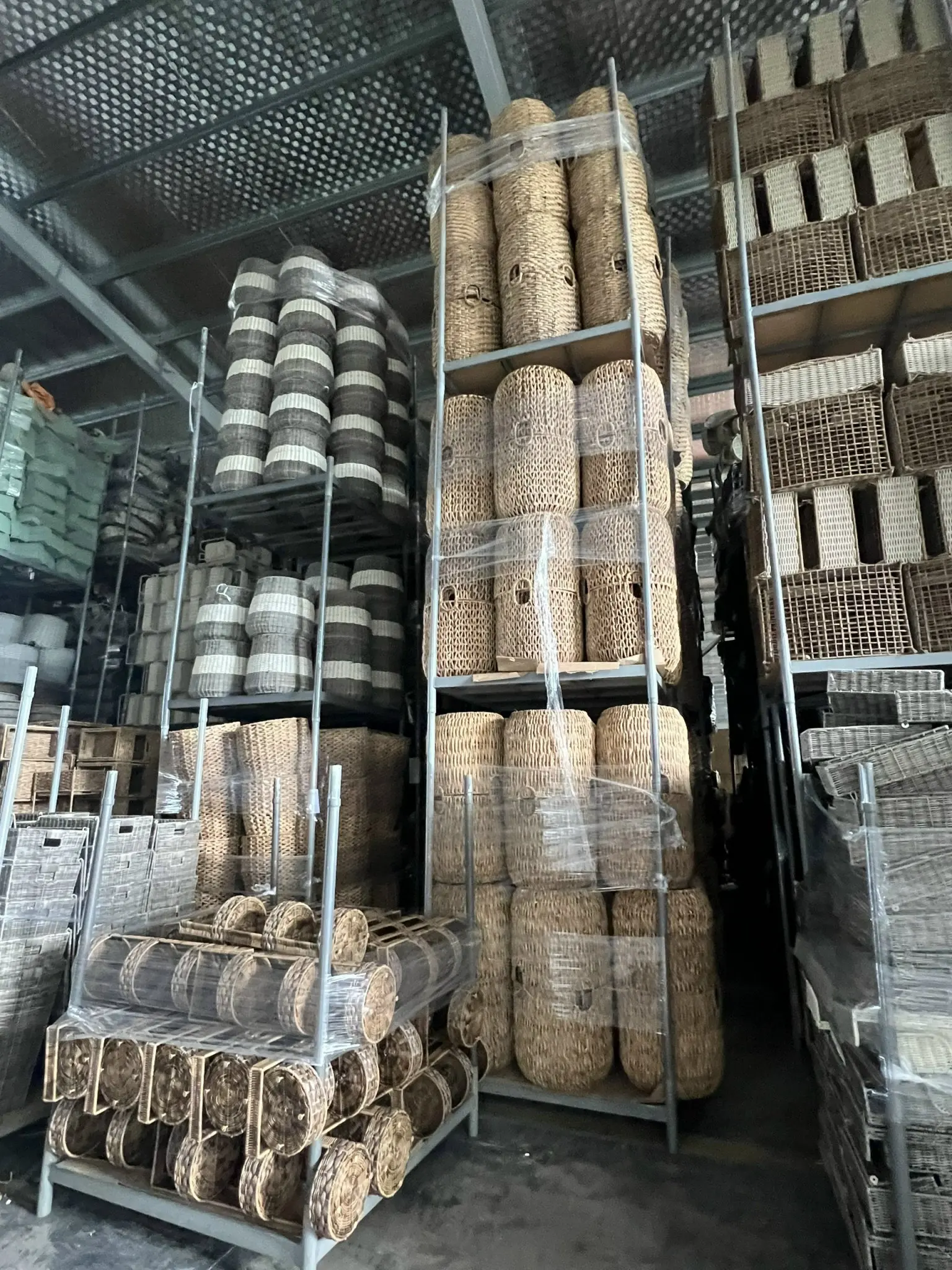 Trays And Racks 2 Tiers Shelf With Triangle Legs Home Storage & Organization Handicraft Made In ...