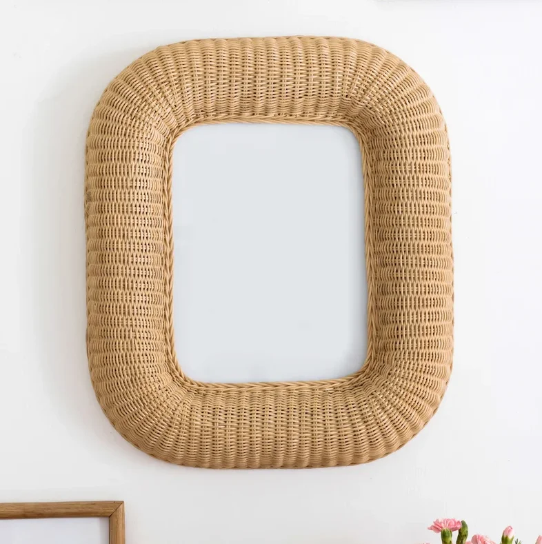 New Design Rattan Nessie Rattan Photo Frame Fits A4 Natural Color Wall ...