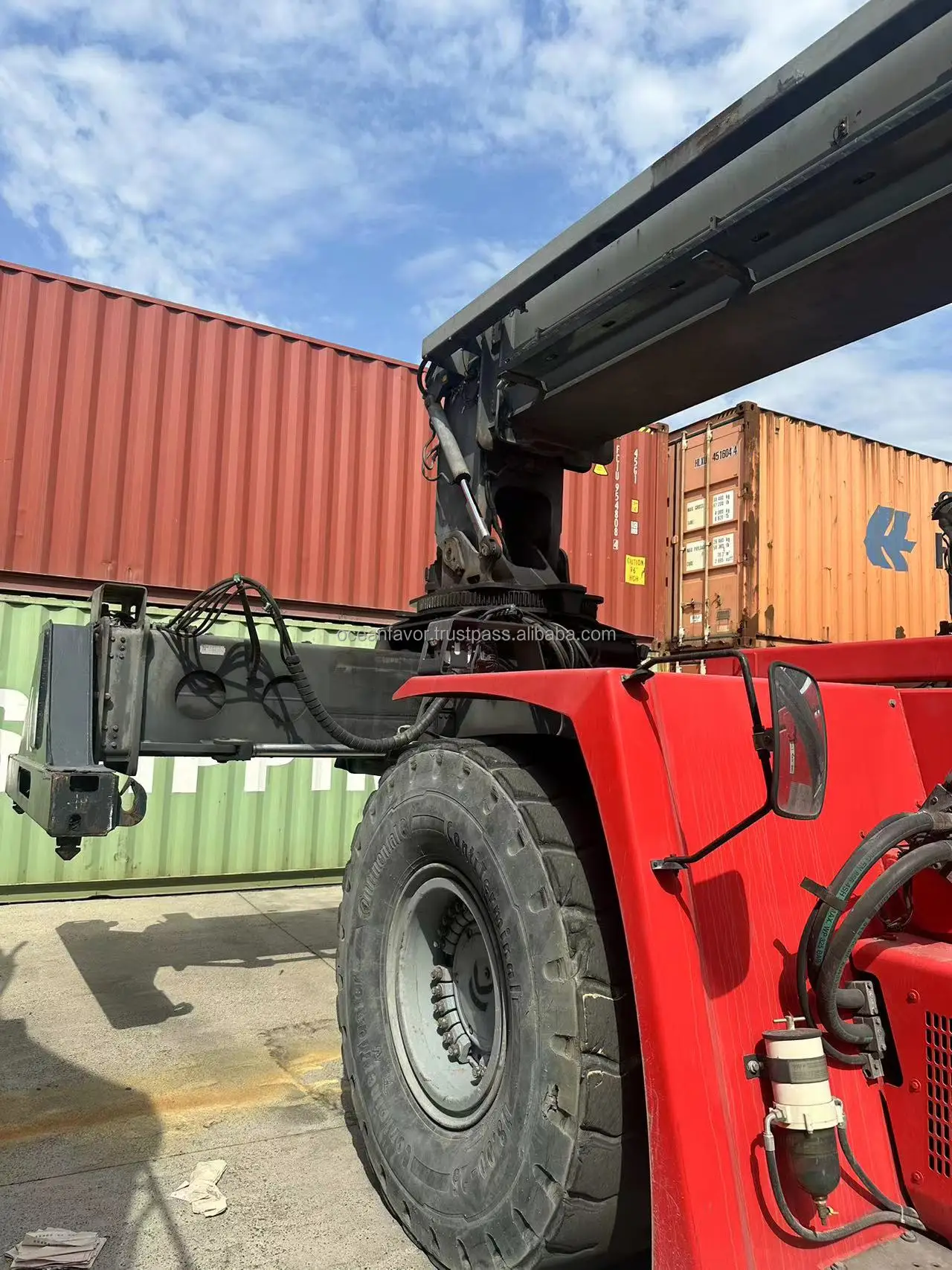 Kalmar DRF450 Reachstacker - 45 Ton Port Lifting Crane
