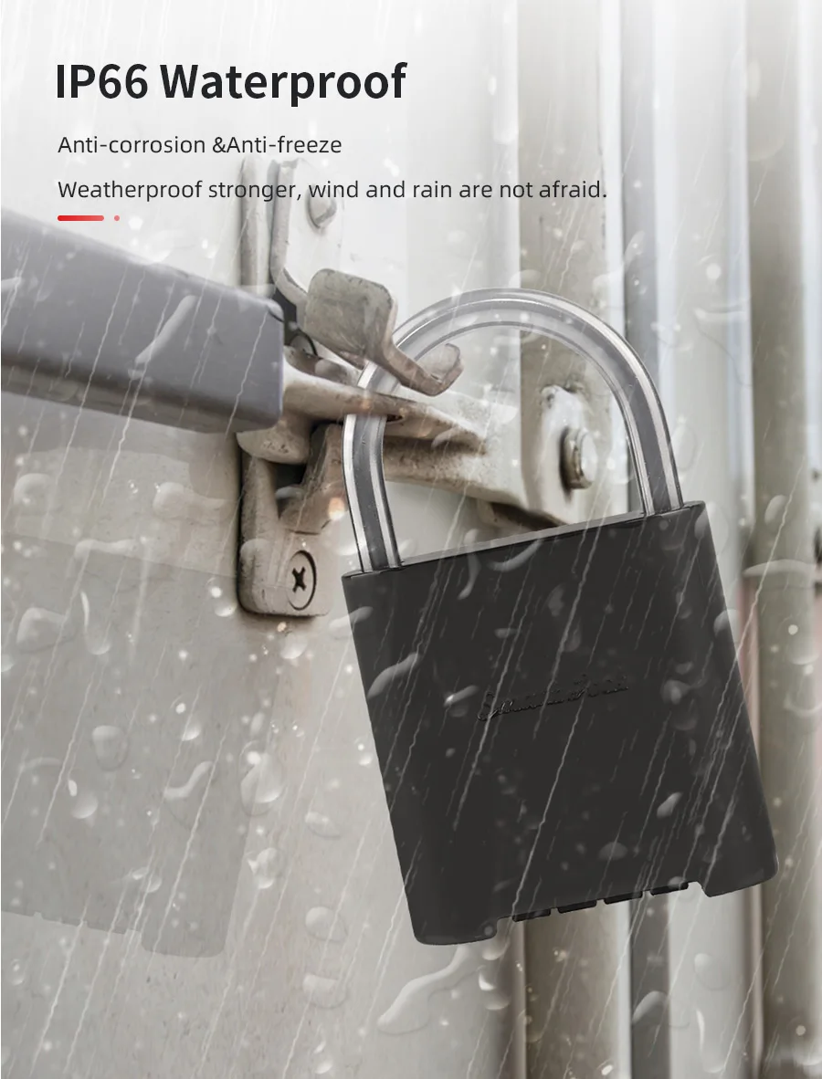 Kerong Heavy-duty Padlocks With Password Low Voltage Warning Password ...