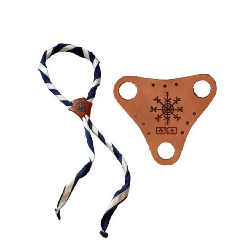 Custom Logo Boy Scouts Accessory Leather Neckerchief Scarf Woggles