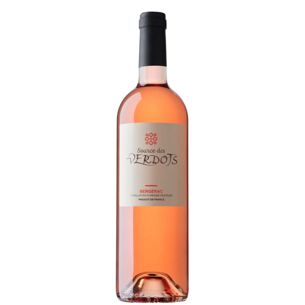 French Rose Wine,Source Des Verdots,Aop Bergerac,Malbec,For Aperitif ...