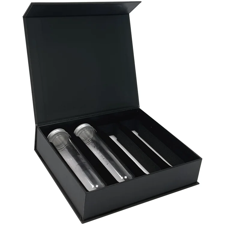 Rigid Wine Test Tube Packaging Box With Matt Lamination And Stamping ...