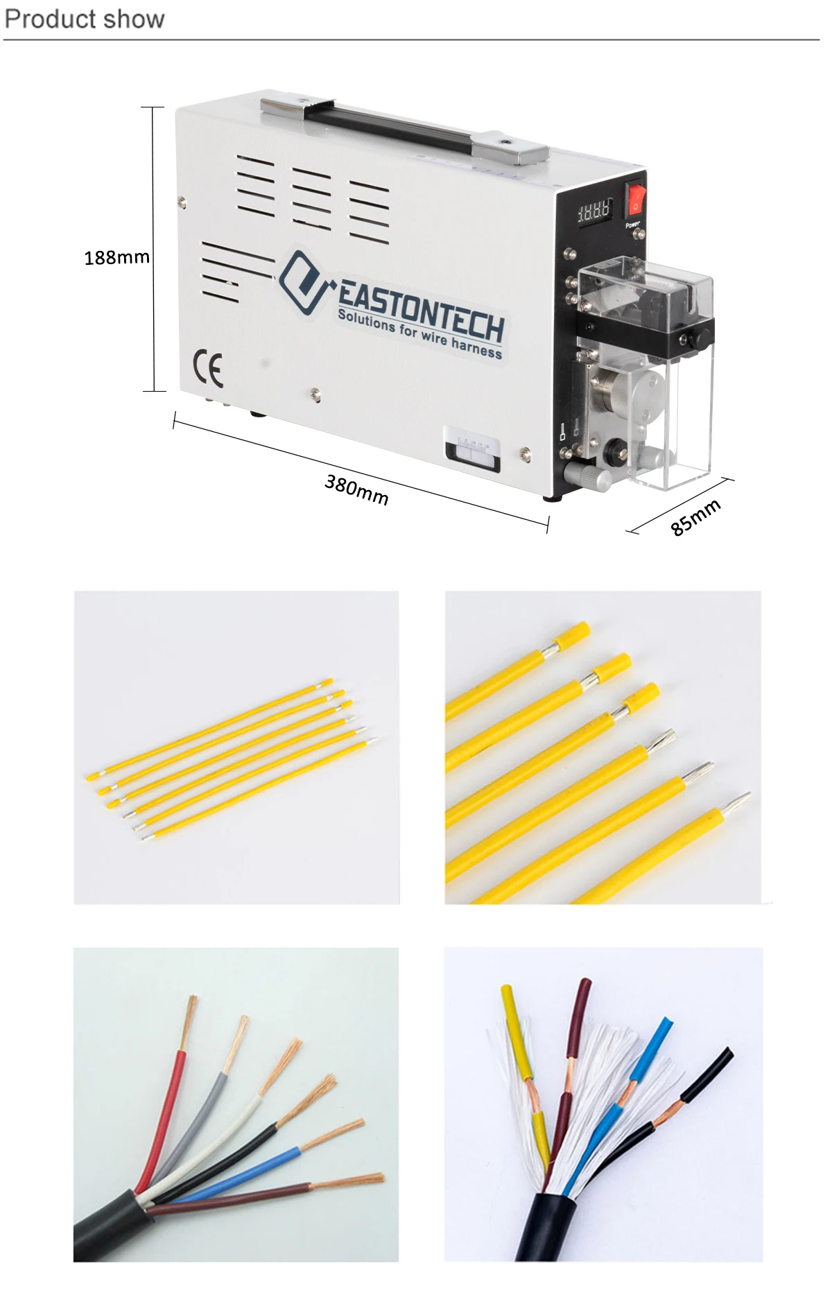 Automatic Cable Stripper EW-1090 Portable Multi-core Wire Stripping ...