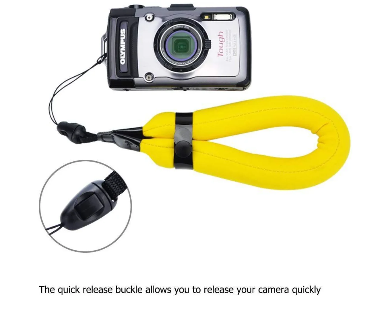 HOT Waterproof Camera Float Keychain - Universal Floating Wristband