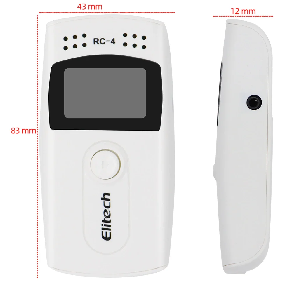 Elitech RC-4 Temperature Data Logger - Reliable & Eco-friendly