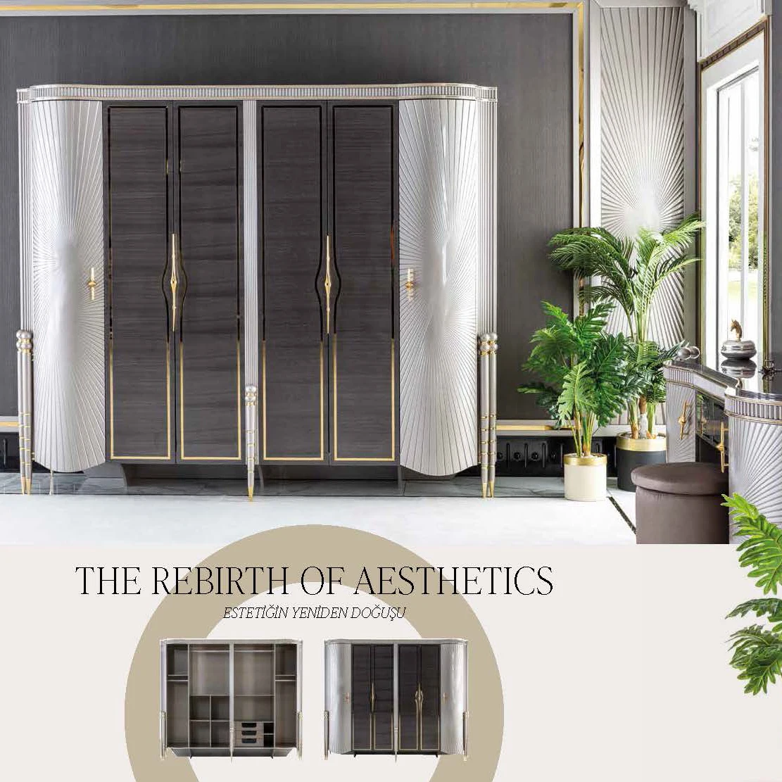 Luxurious Bedroom Furniture Set from Turkey - Storage & Style