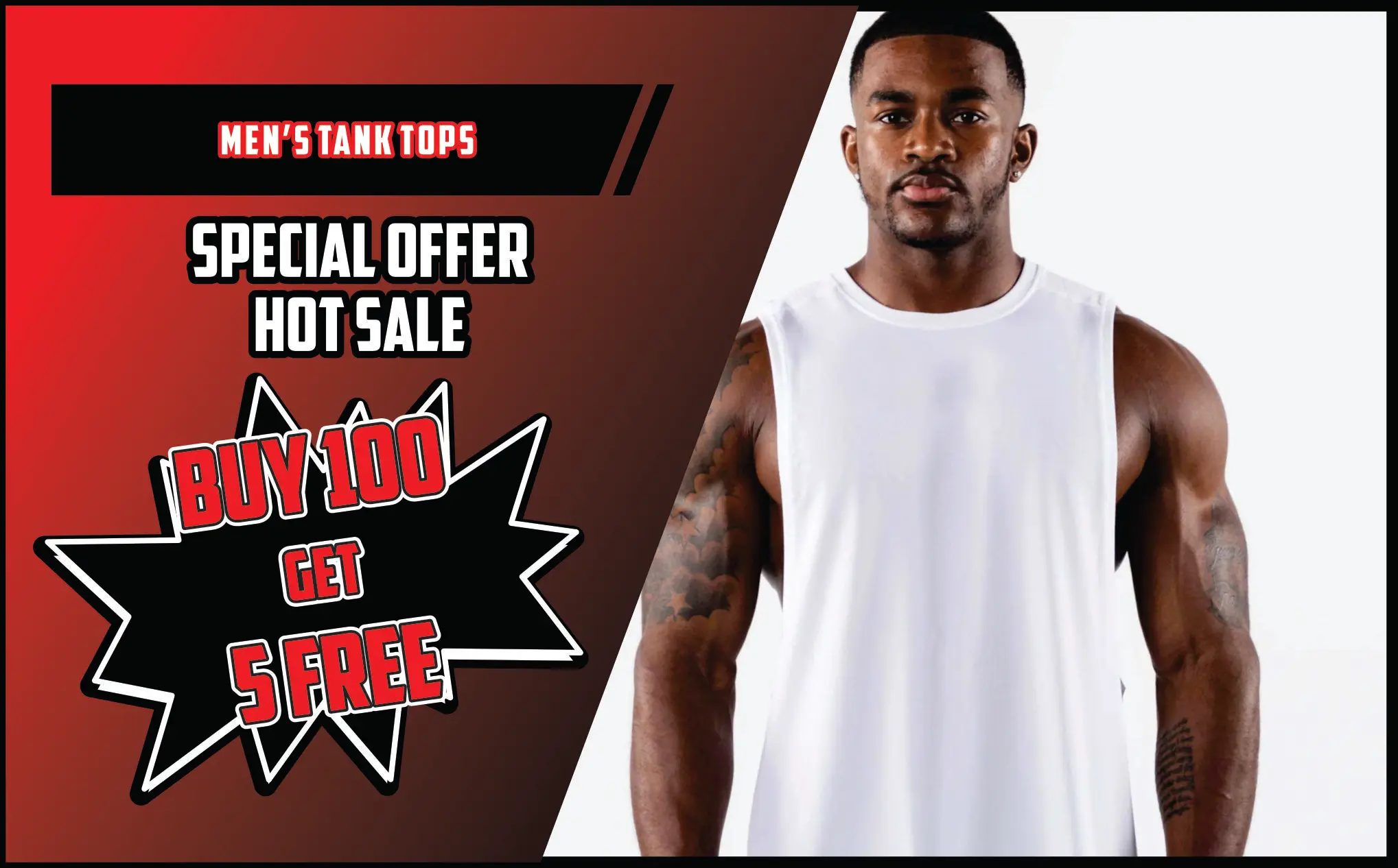 Men's Sleeveless White Ribbed Tank Top Men Shapewear Undershirt Gym ...