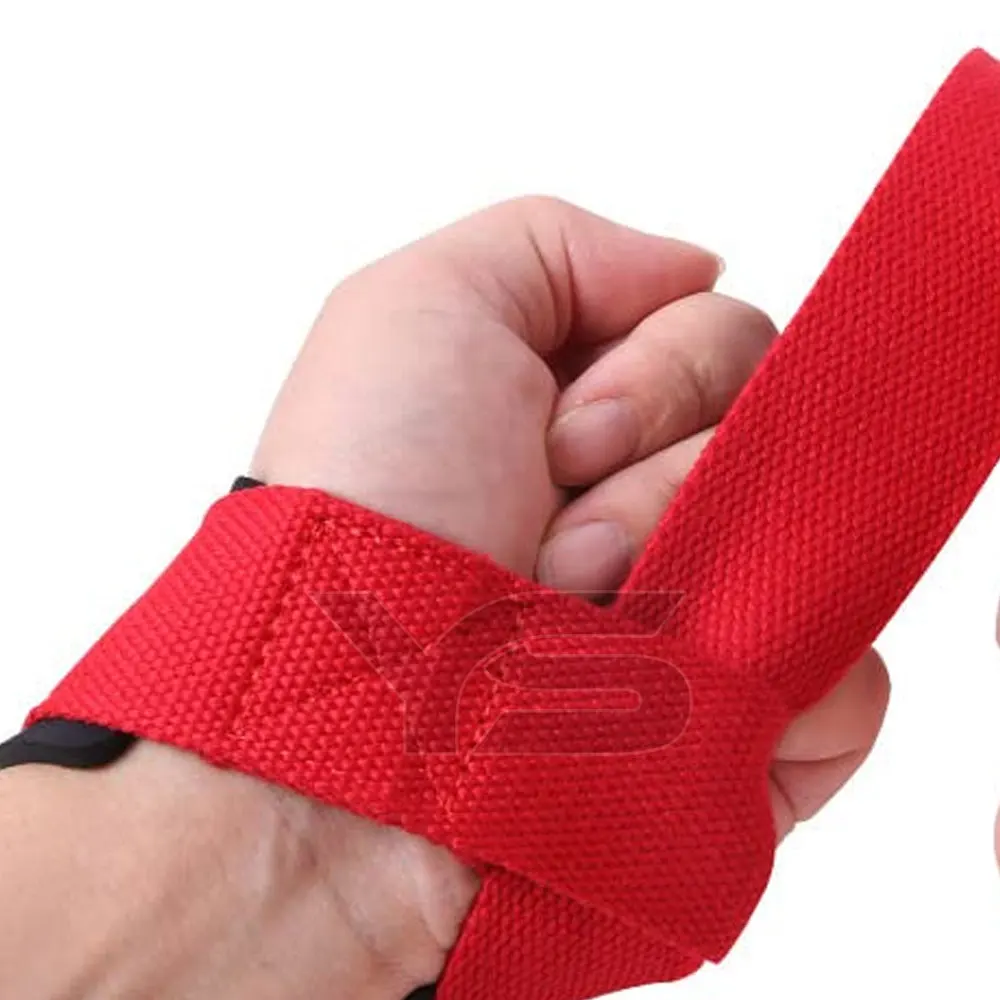 New Arrival Custom Logo Gym Lifting Straps Adjustable Elastic Neoprene ...