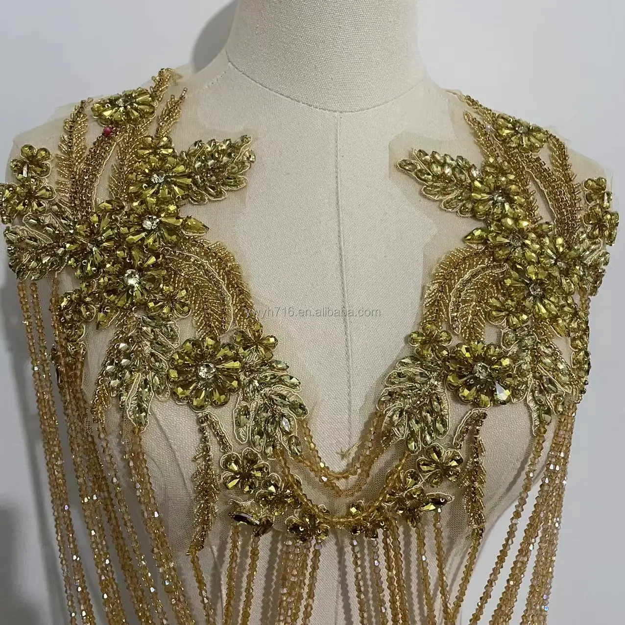 Rhinestone Bodice Appliques - Perfect for Wedding Parties