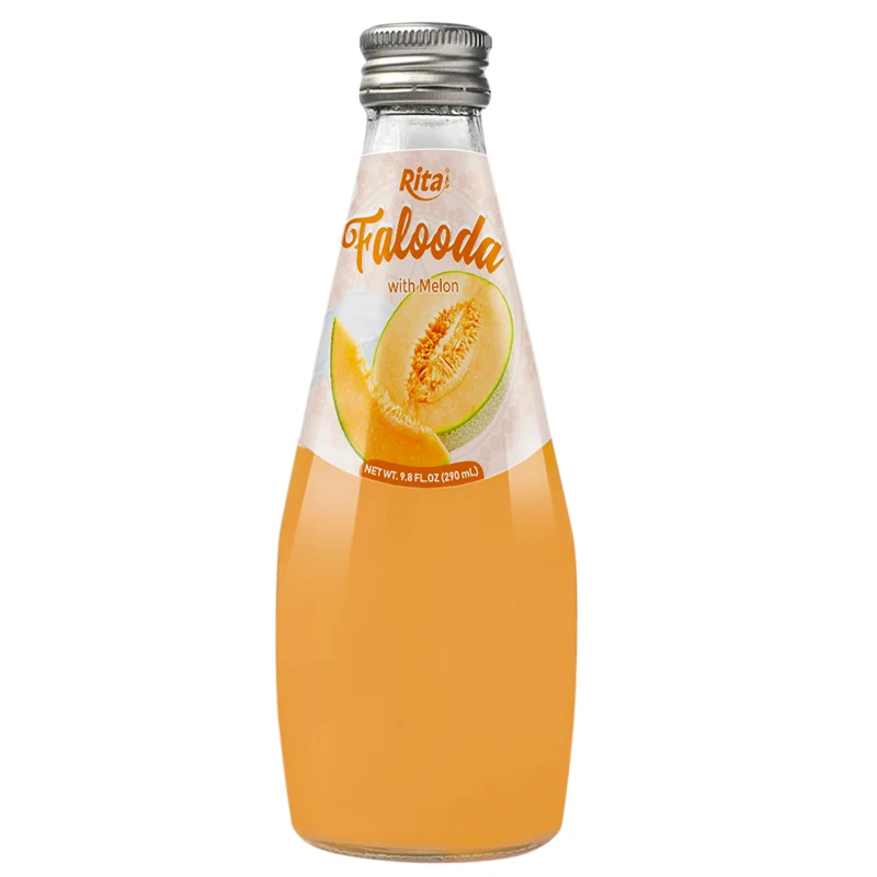 Healthy Fruit Drink - Falooda Milk Drink with Banana Flavor