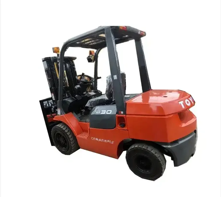 For sale diesel engine forklift Toyota second-hand forklift low working hours 3 tons forklift at ...