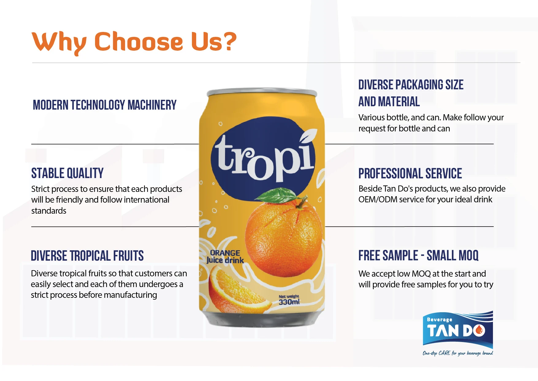 Tropical Fruit Juice Drinks - Enjoy Pure NFC Canned Juices