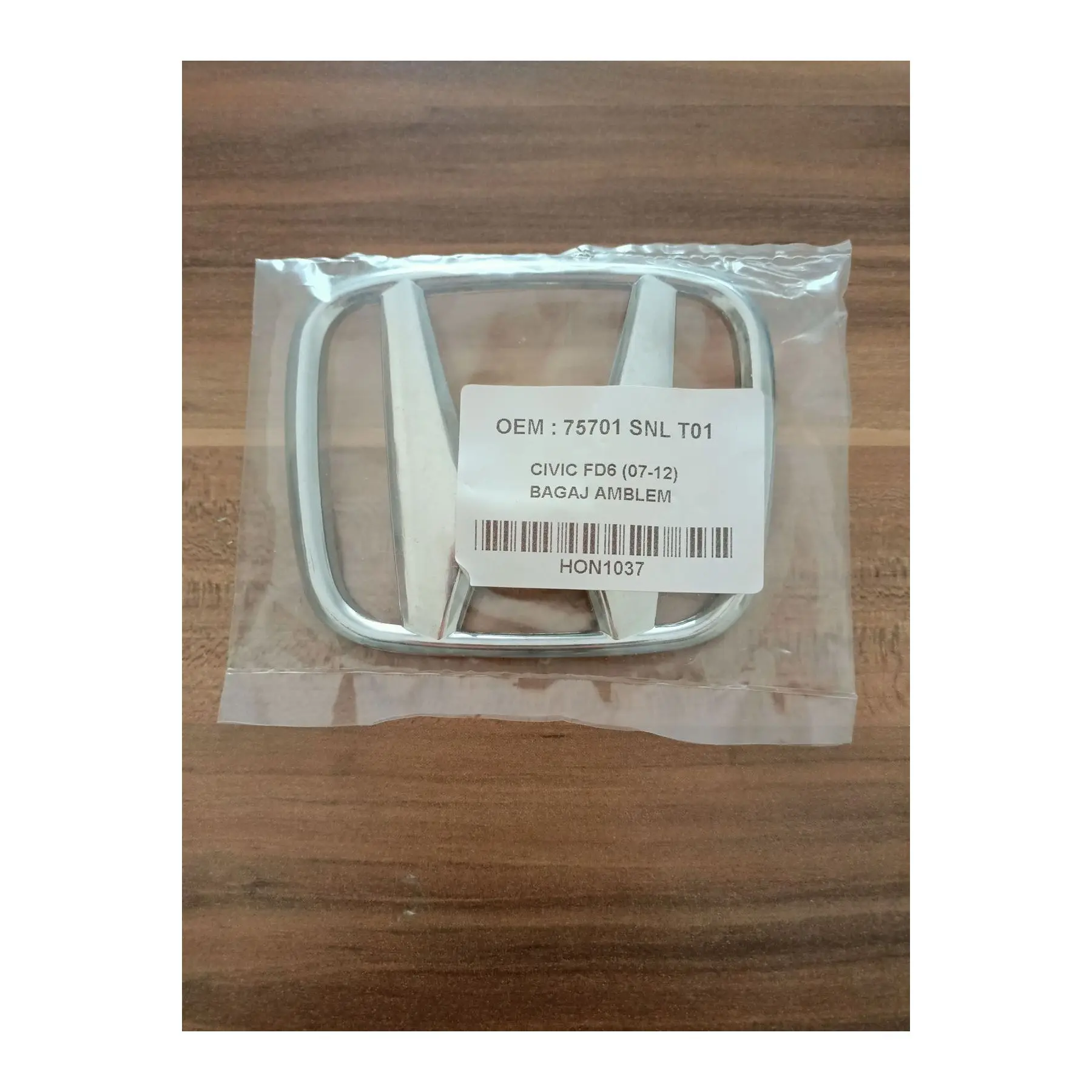 For Civic FD6 Trunk Emblem 2007-2012 Car Sticker-Bey Color One Size ...