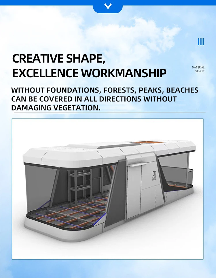 2024 Prefabricated Cabin Houses Movable Villa House 40 Ft Container For ...