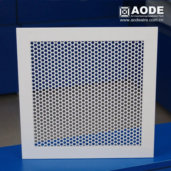 Hvac Aluminium Perforated Metal Grille With Fixed Core - Buy Air Vent ...