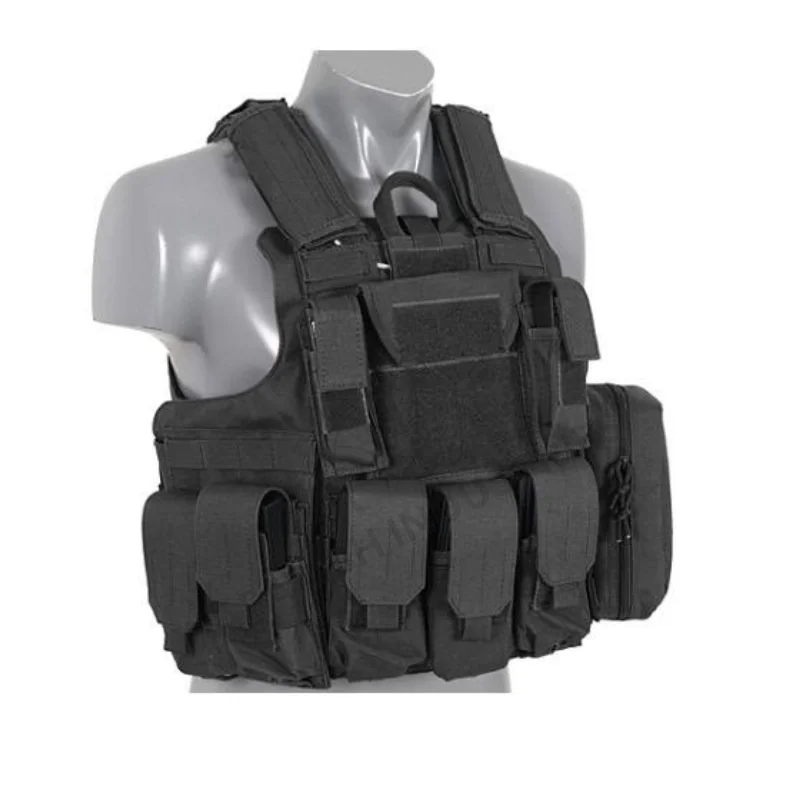 Tactical Molle System Plate Carrier Cordura Vest - Ultra-Light & Breathable