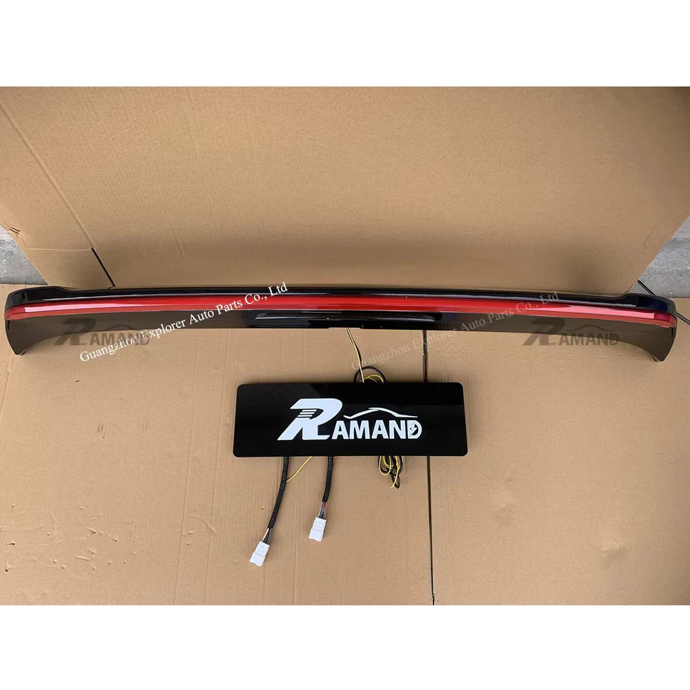High Quality LED Rear Wing Spoiler for Fortuner 2016-2024