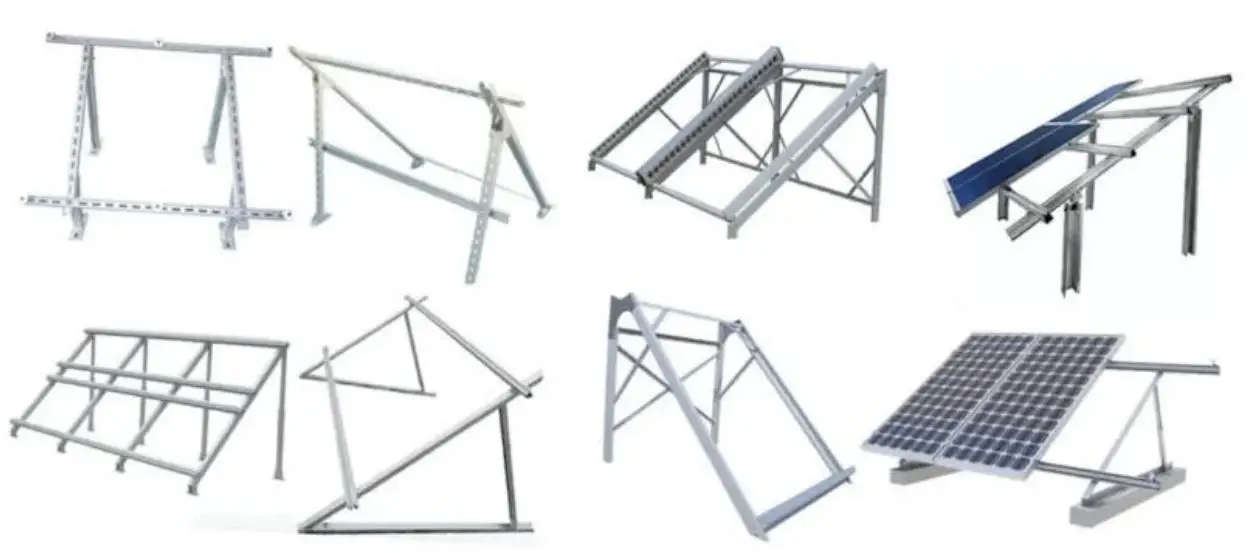 Galvanized Steel Structure Ground Roof Mounting Solar Panel Module ...