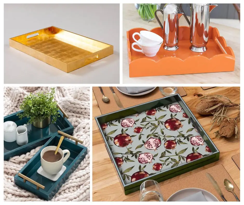 Gorgeous Lacquer Trays from Vietnam - Perfect for Display