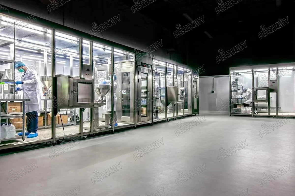 Portable Modular Cleanroom with HEPA Filtration Temperature Controlled ...