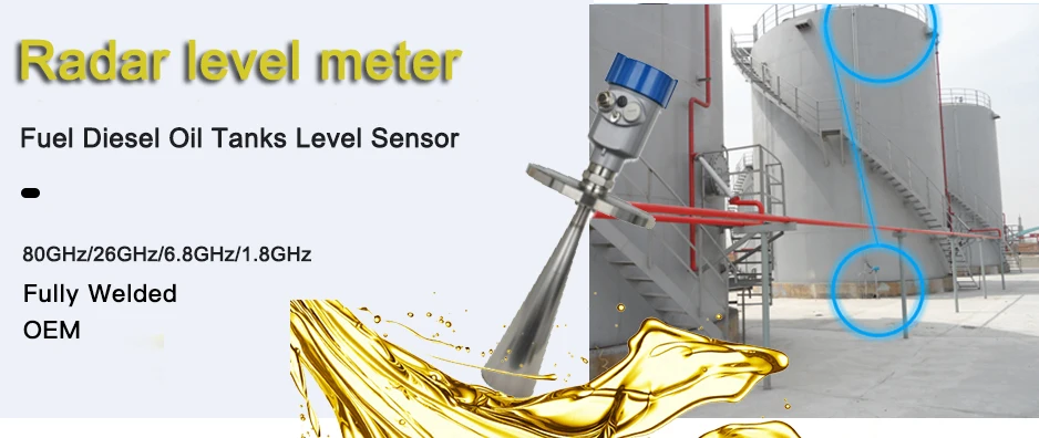 Atech Level Sensor - Precision Radar for Acid Water Tanks