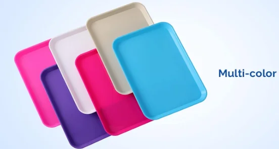 Medical Food Grade Autoclavable Plastic Setup Tray, Flat and Divided ...