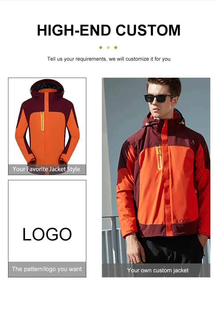 Custom Fasion Jacket 2024 New Design Nylon Rain Proof Jacket Hooded Men ...