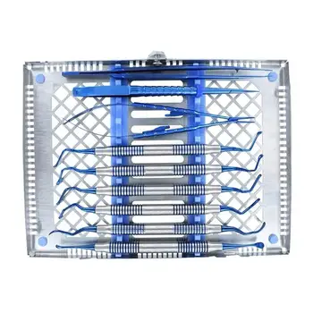 Basic Micro Oral Surgery Kit Periodontal Surgery Set Titanium Blue ...