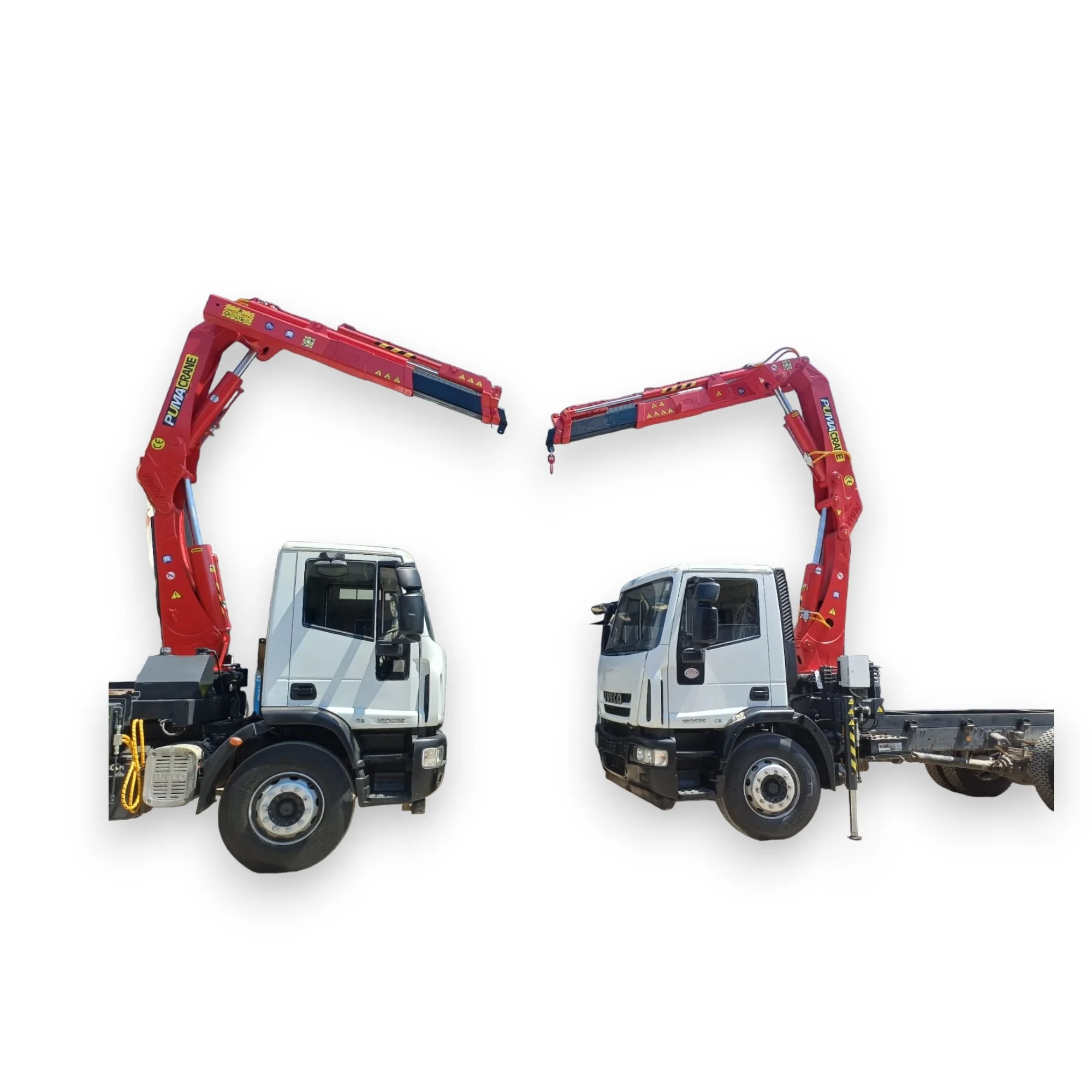 5 Ton Hydraulic Folding Boom Truck Cranes Strong ConsTruction High Load ...