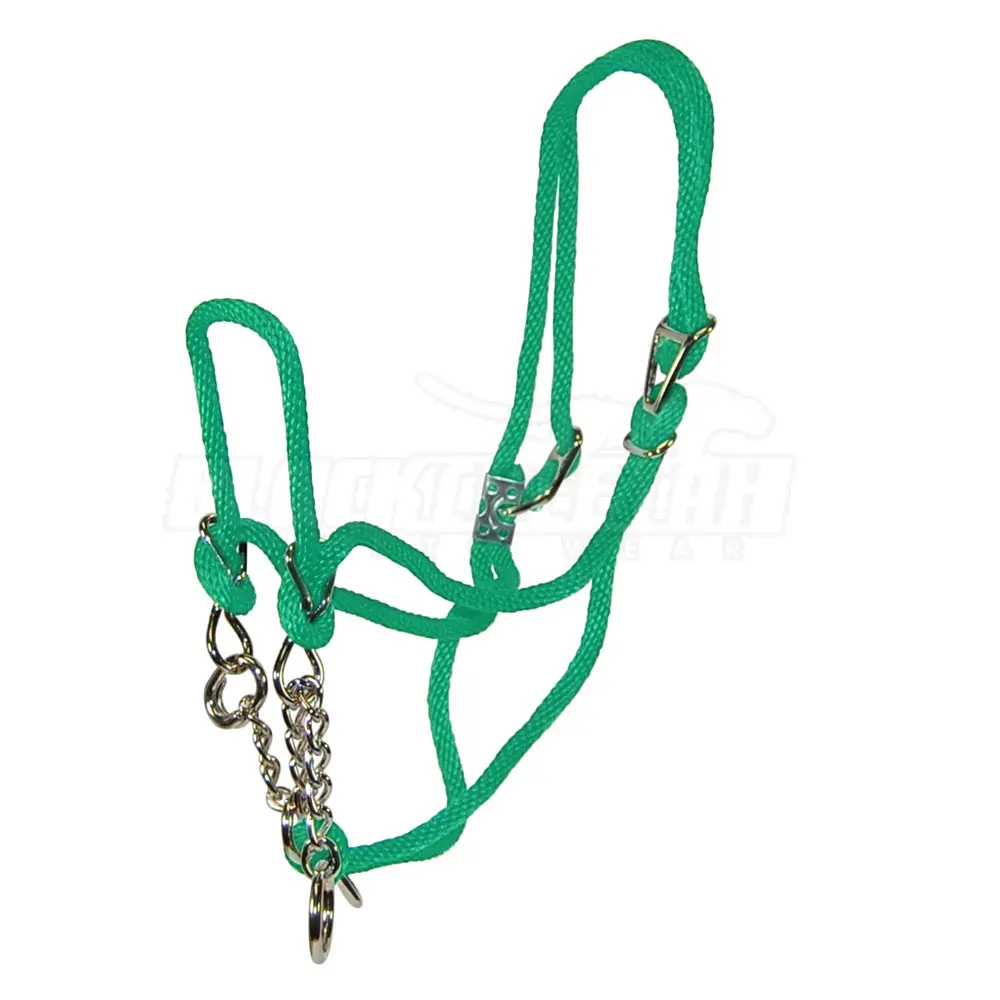 Factory Direct Sale Equestrian Products Rope Halter Adjustable Nylon ...