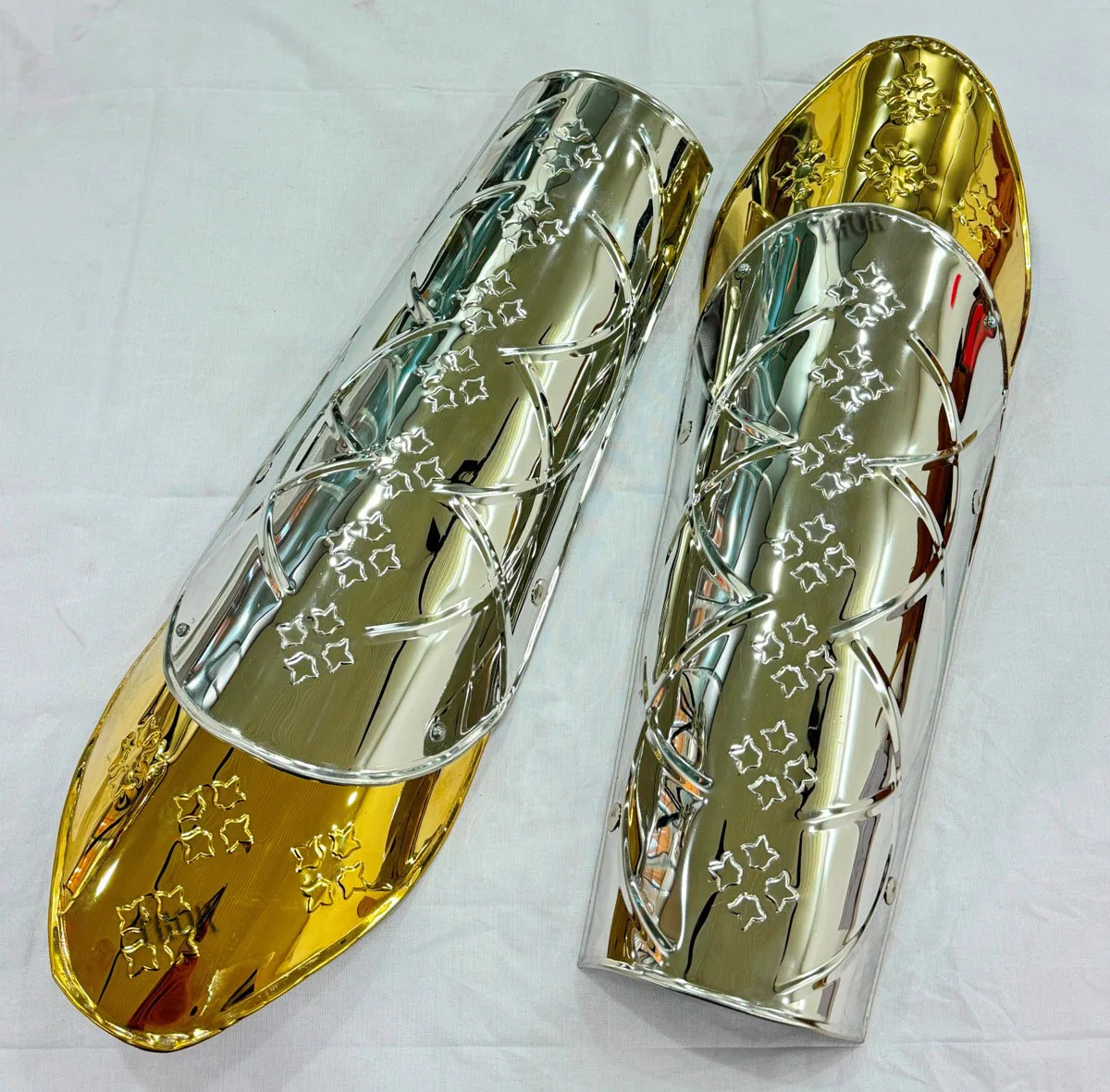 Medieval Gladiator Greaves Leg Guard Armor Set Knight Crusader Steel ...