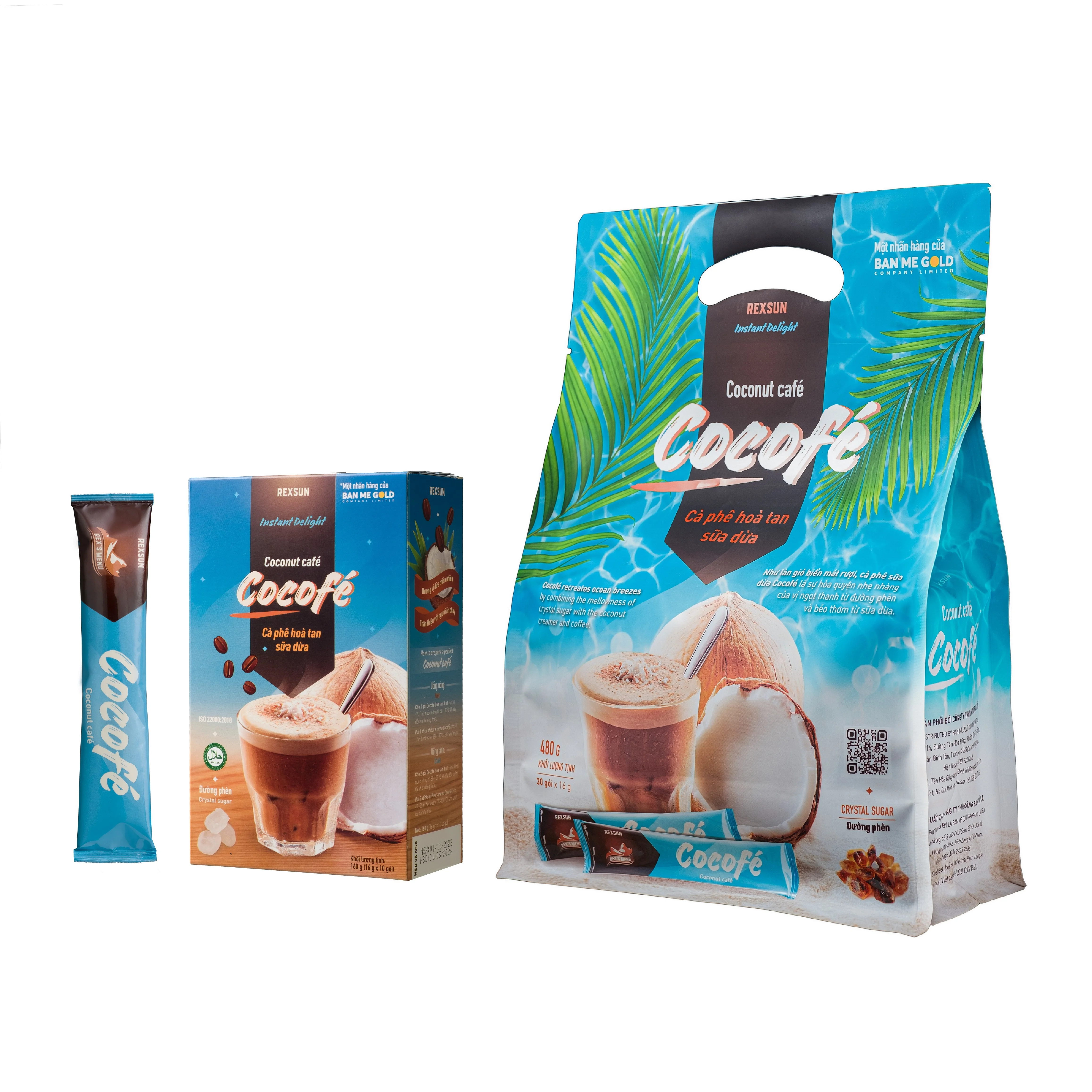 Coconut Instant Coffee Mix COCOFE Delicious with Coco Milk Powder and ...
