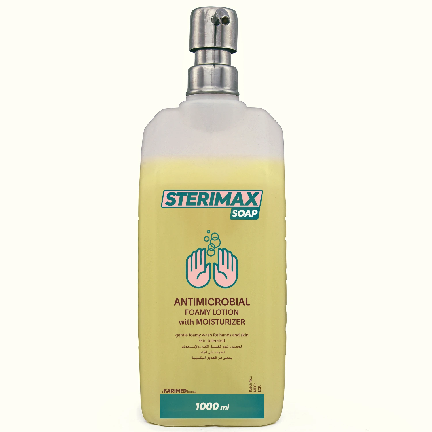 Sterimax Deep Cleaning Liquid Hand Wash Moisturizing Hand Soap 1000ml ...