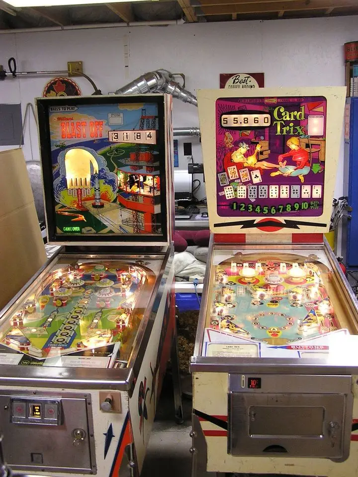 Virtual Family Pinball Table 32inches Display Video Game Coin Operated ...