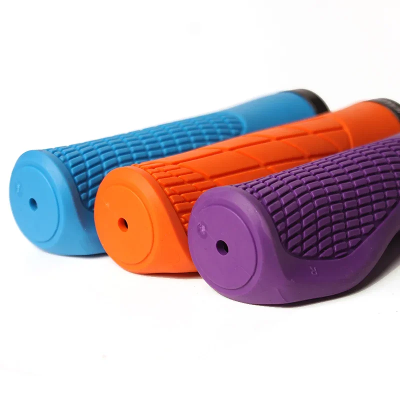 BUCKLOS Non-slip Ergonomic Handlebar Grips Soft Rubber Bicycle Handle ...