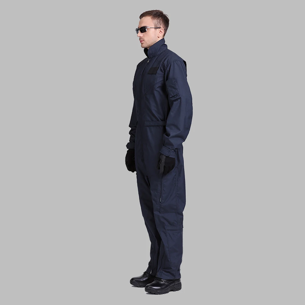 Wholesale Custom Design Navy Blue Flying Suit Flight Coveral Basic ...