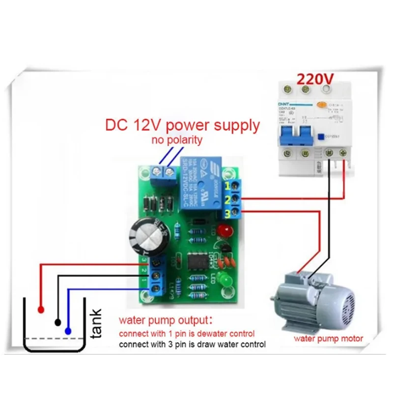 Water Level Controller Switch Liquid Level Sensor Module Automatically ...