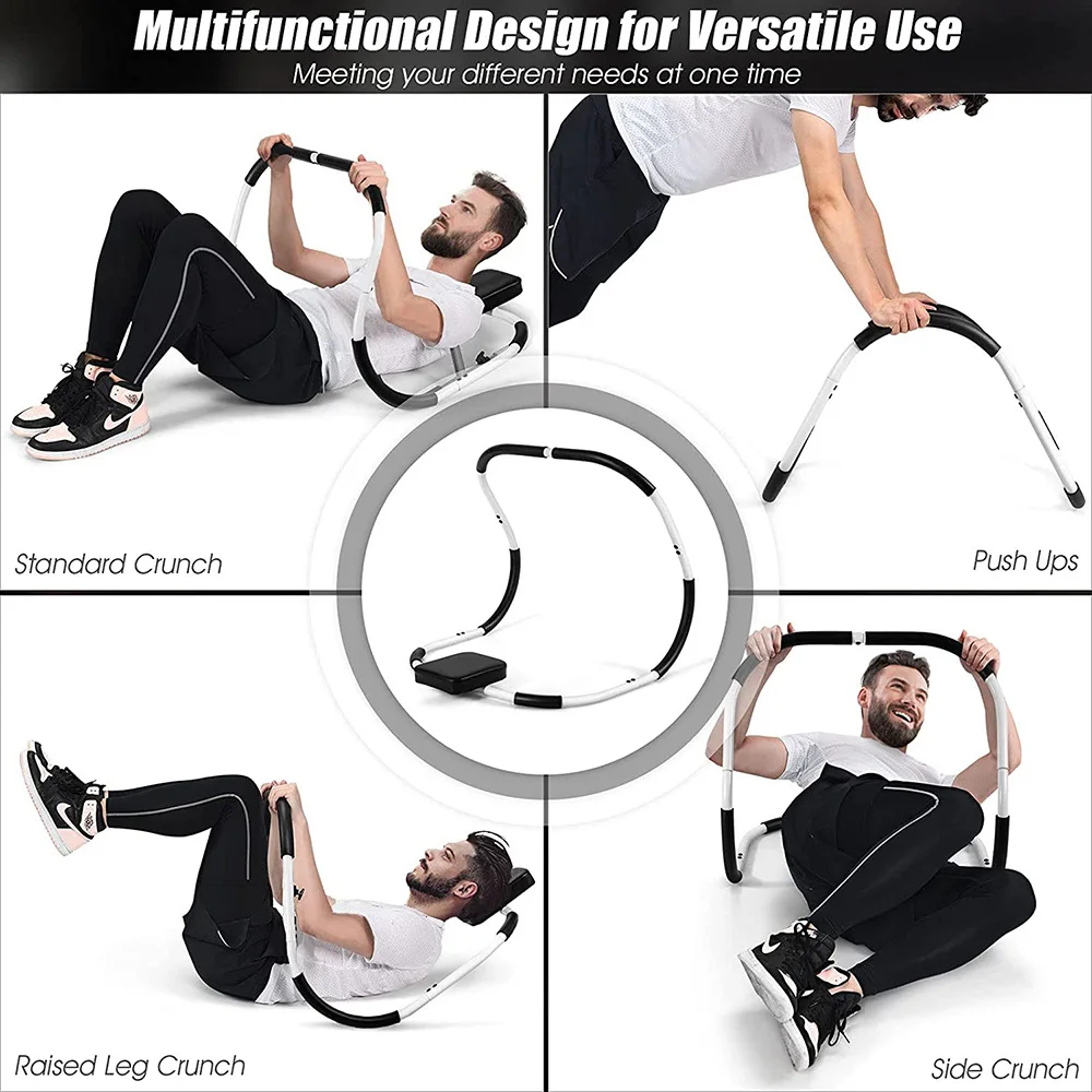 Home Gym AB Trainer Core Workout Exercise Crunch Roller Fitness ...