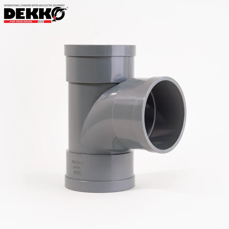 60-110mm Diameter Renovated UPVC High-Pressure Equal Sanitary Wye Tee ...