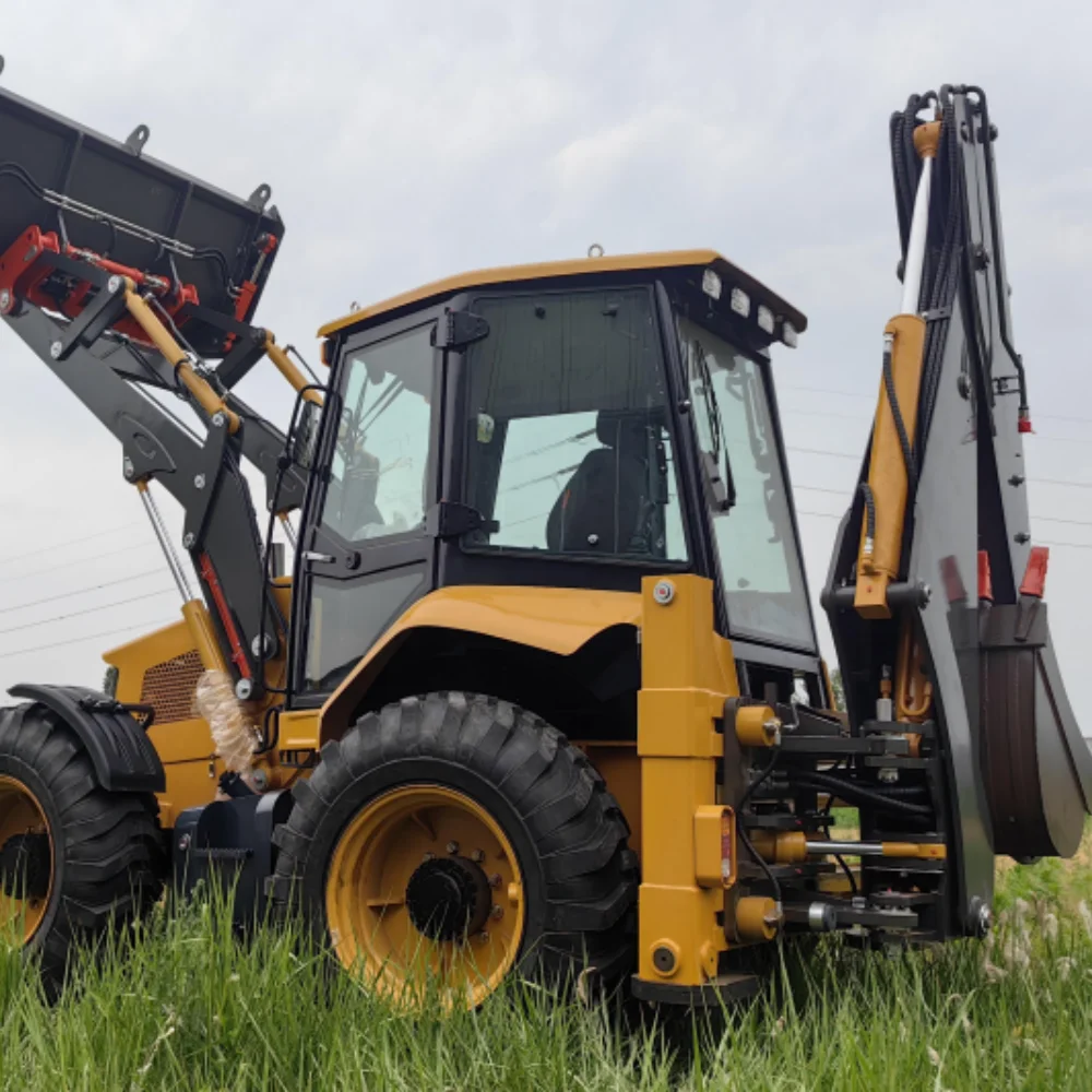 Horsepower Tractor with Backhoe loader, Mini Tractor Backhoe Loader ...