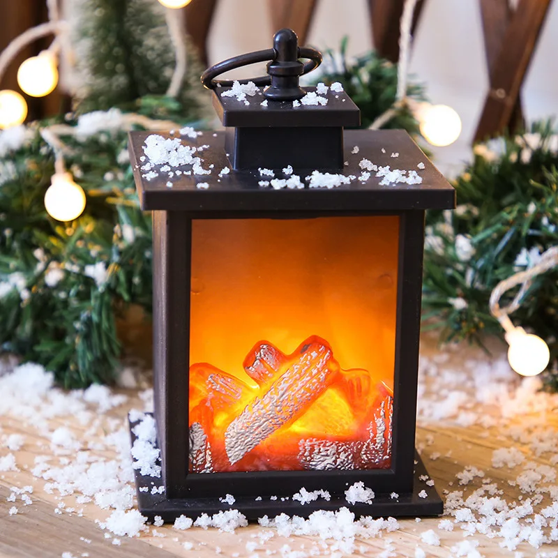 Chimenea Usb/battery Operated Christmas Lantern Led Flameless ...