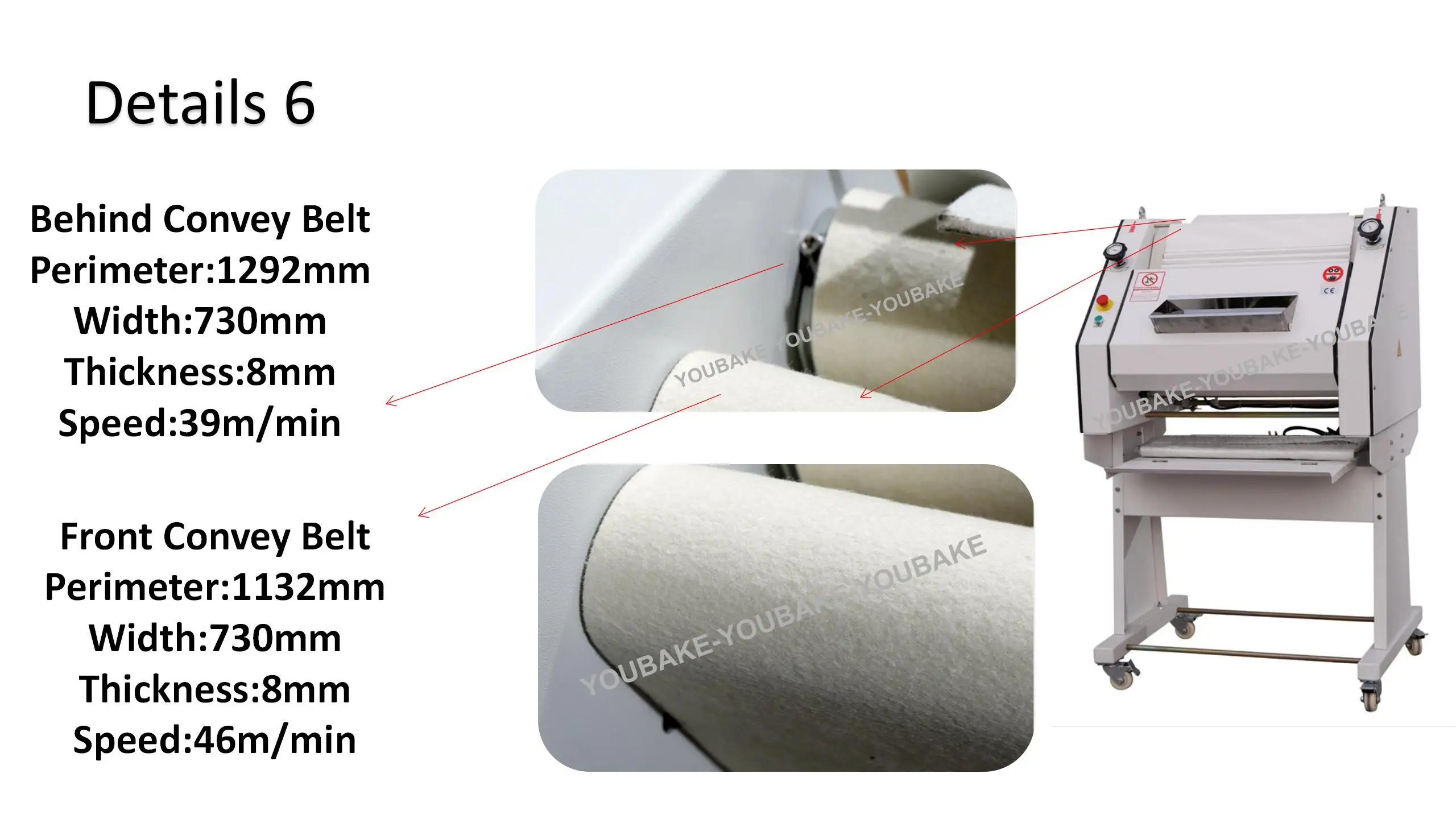 Formadora De Pan - Efficient Dough Moulding Machine