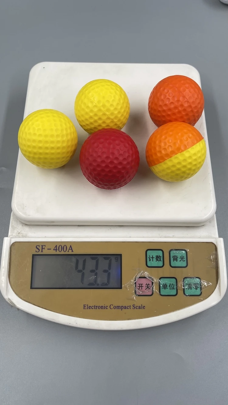 Promotional Pu Stress Golf Ball Reliever Anti Stress Pu Foam Ball - Buy ...